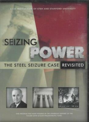 Seizing Power: The Steel Seizure Case Revisited DVD VIDEO DOCUMENTARY ...