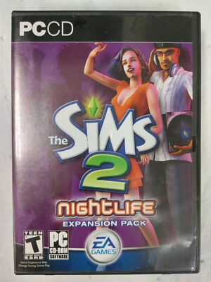 The Sims 2 Nightlife Expansion Pack PC Game CD-ROM 2005 Complete CIB | eBay
