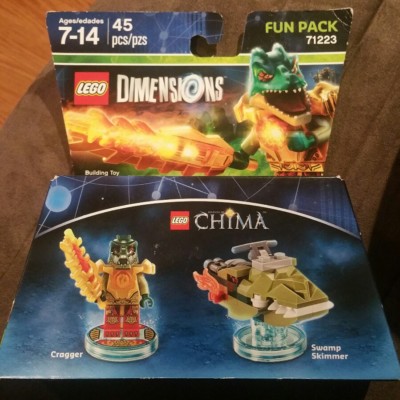 LEGO DIMENSIONS FUN PACK #71223 CHIMA -- CRAGGER AND SWAMP SKIMMER | eBay