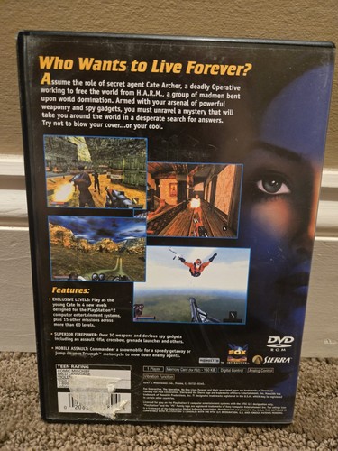 No One Lives Forever (Sony PS2, 2002) Complete CIB | eBay