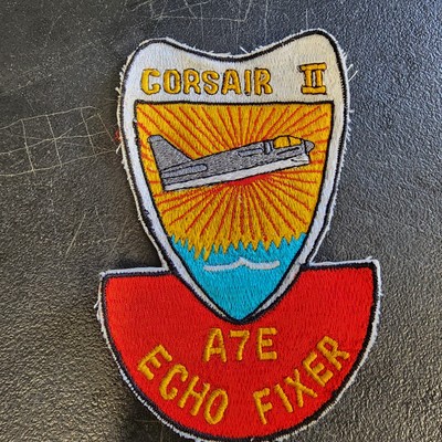 Vietnam War Era US Navy Corsair II A7E Echo Fixer Fighter Plane Patch ...