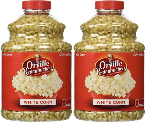 Gourmet Popping Corn - White Corn - 100% Natural (Non-Gmo) - Net Wt. 30 ...