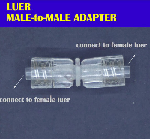 Luer Lock Fitting Male to Male Adapter Double Dual Connector Joiner ...