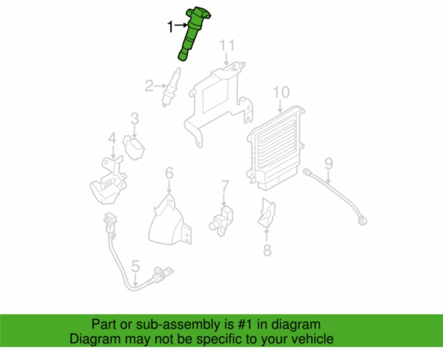 4 PCs ! OEM ! IGNITION COIL FOR 2011-2016 HYUNDAI KIA 2.0L OE# 27300 ...