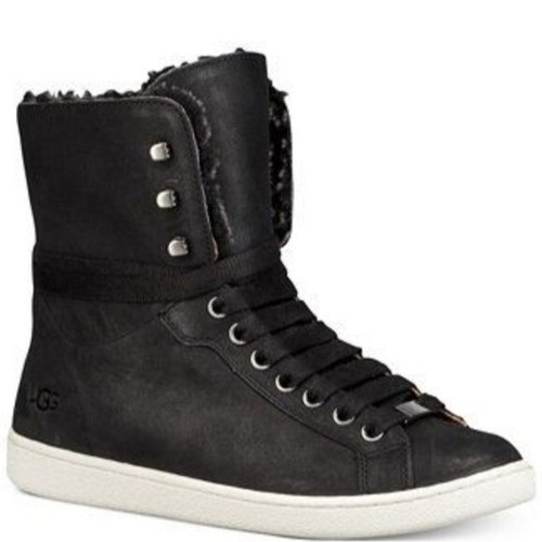 Ugg Australia Women Starlyn High top lace up Leather Boots sneakers ...