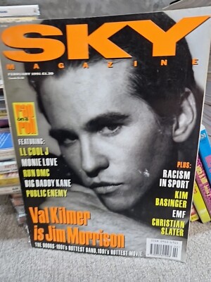 Sky Magazine Feb 1991 - Val Kilmer, Kim Basinger, Christian Slater, EMF ...