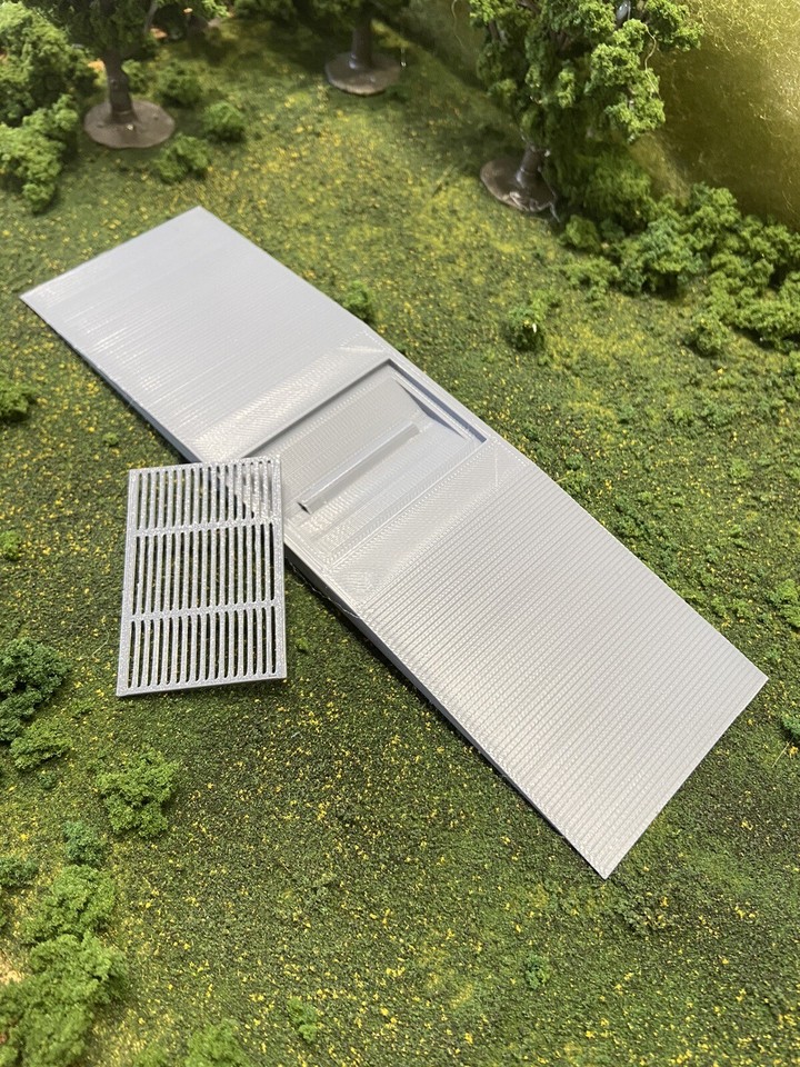 1/64 Drive Over Grain Dump Pit W/ Removable Grate Grain Bin Setups ...