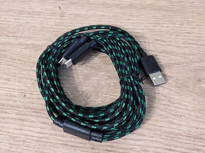 Dual USB-C cable ONLY Venom rechargeable battery pack green for Xbox ...