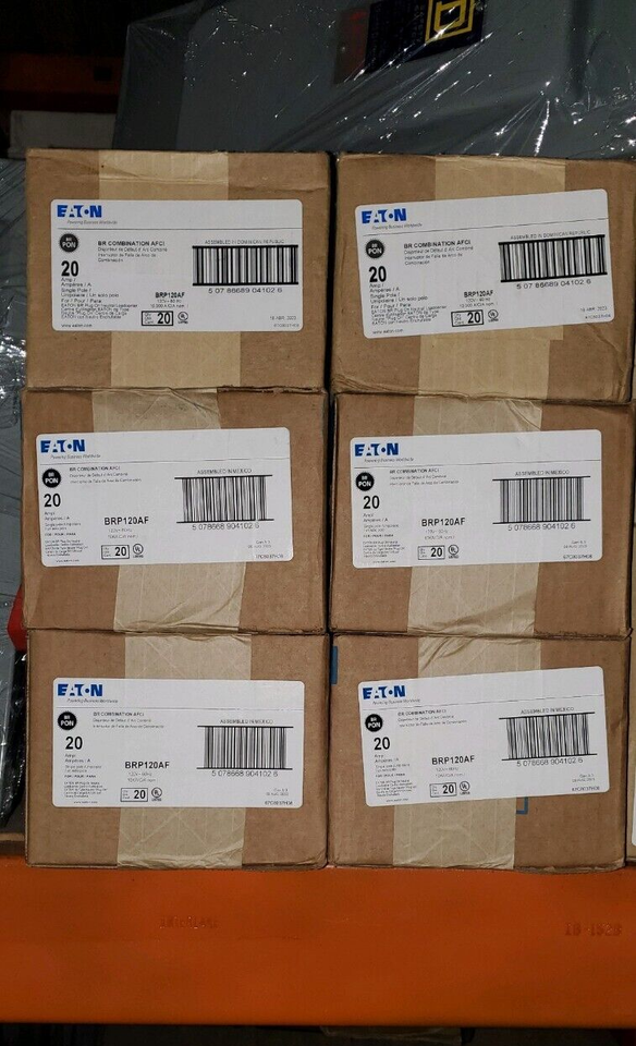 EATON BRP120AF, 20A, 120V, CIRCUIT BREAKER, LISTING FOR (1) - C.B. | eBay
