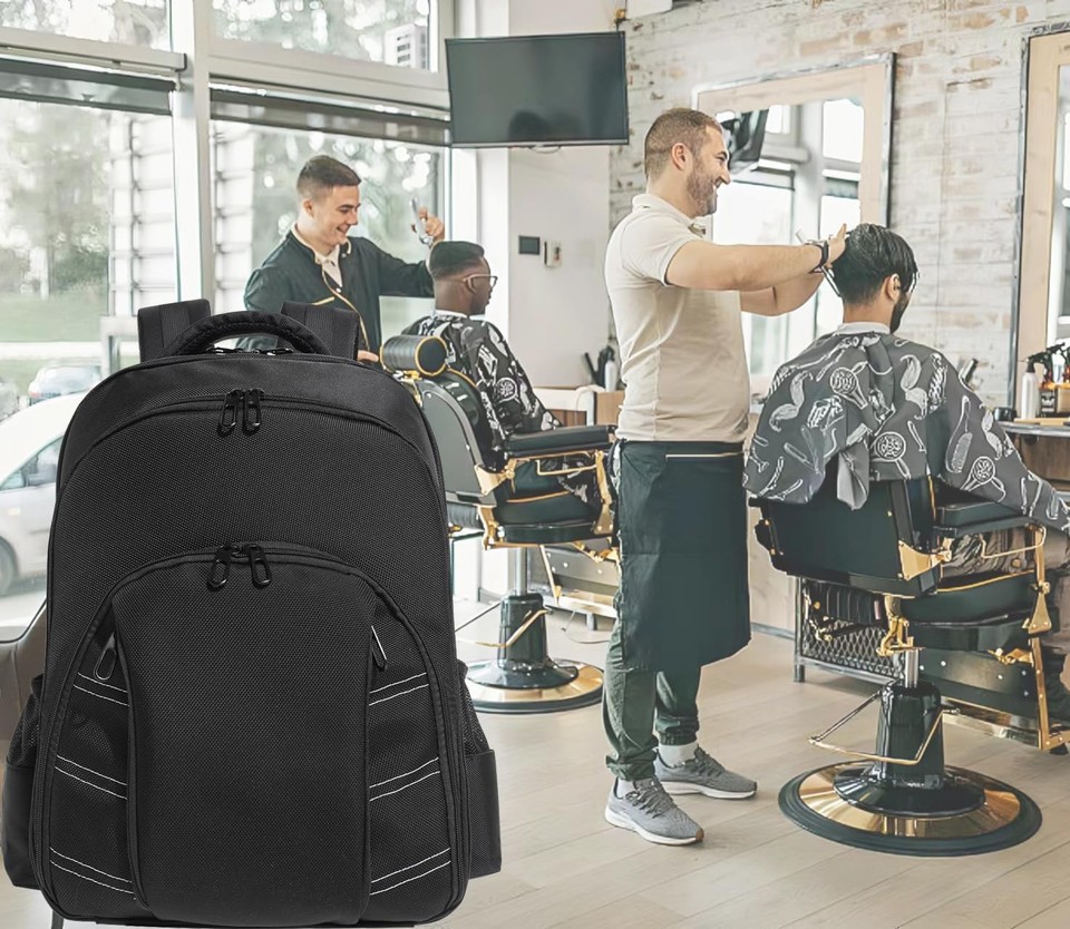 Barbers backpacks for Clippers and Supplies Makeup Backpack Bag ...