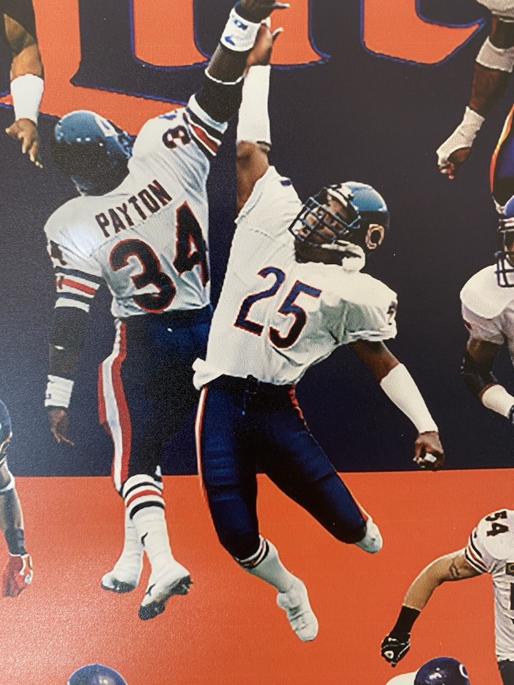 Chicago Bears - Miller Lite Beer Sign - Walter Payton - Mike Ditka ...
