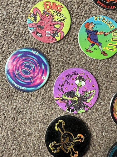 Pogs and slammer Jammers Lot Kaps Mega Caps Vintage 90s 1994 ...