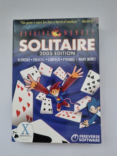 Burning Monkey Solitaire, 2005 Edition, Freeverse Software, PC Game ...