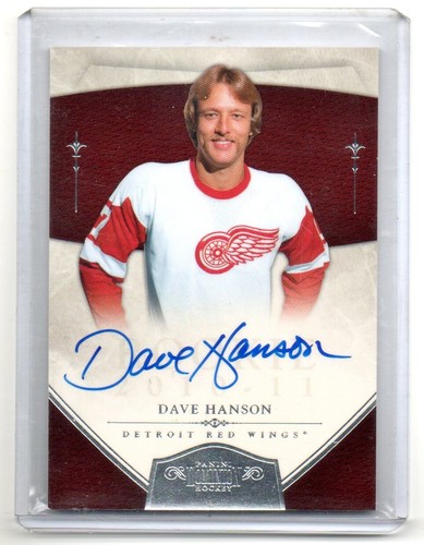 DAVE HANSON auto RC AUTOGRAPH - SLAP SHOT CHARLESTOWN CHIEFS DETROIT ...