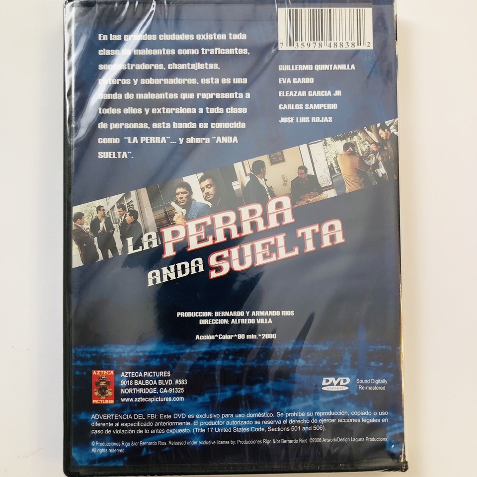 DVD LA PERRA ANDA SUELTA GUILLERMO QUINTANILLA CHELELO JR EVA GARBO LA ...