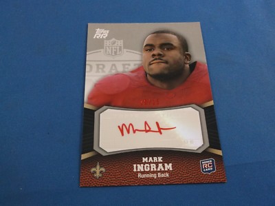 Mark Ingram Topps Rising Rookies 2011 RC AUTO Autograph 140 | eBay