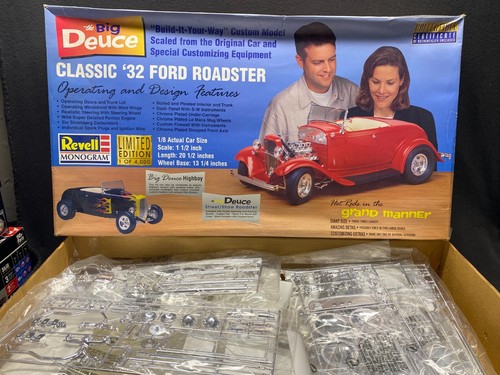 Revell Big Deuce '32 Ford Roadster 1/8 Big Scale 100% Complete Unbuilt ...