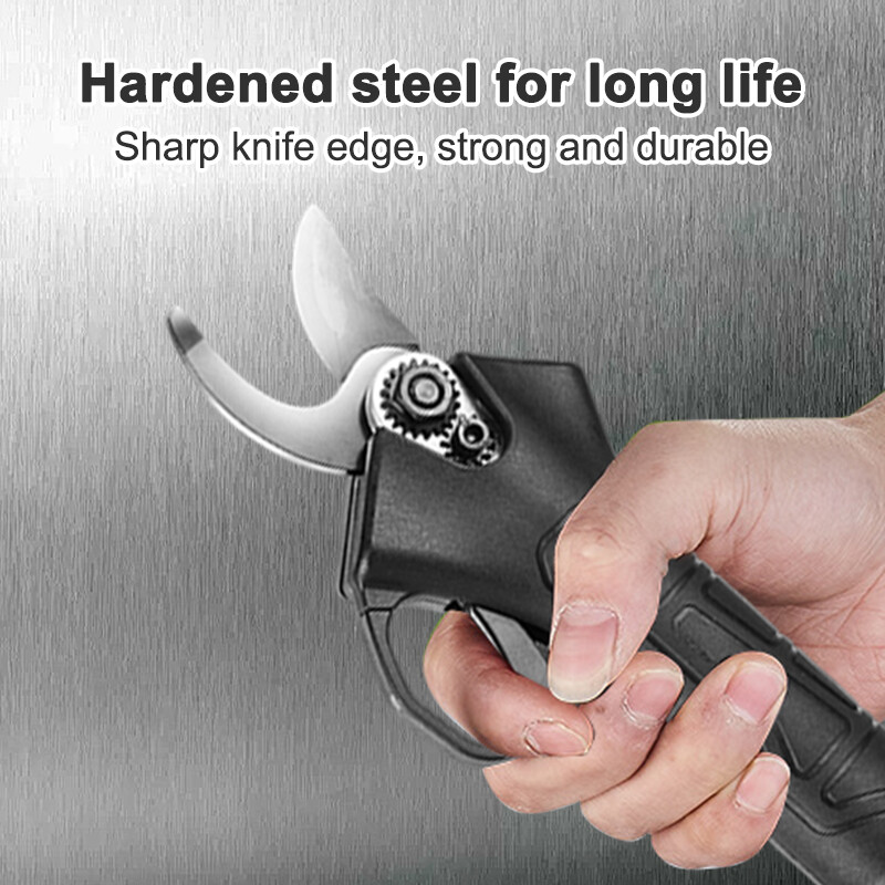 Electric Pruning Shears Tree Branch Cutting Tool Garden Scissor With 2 ...