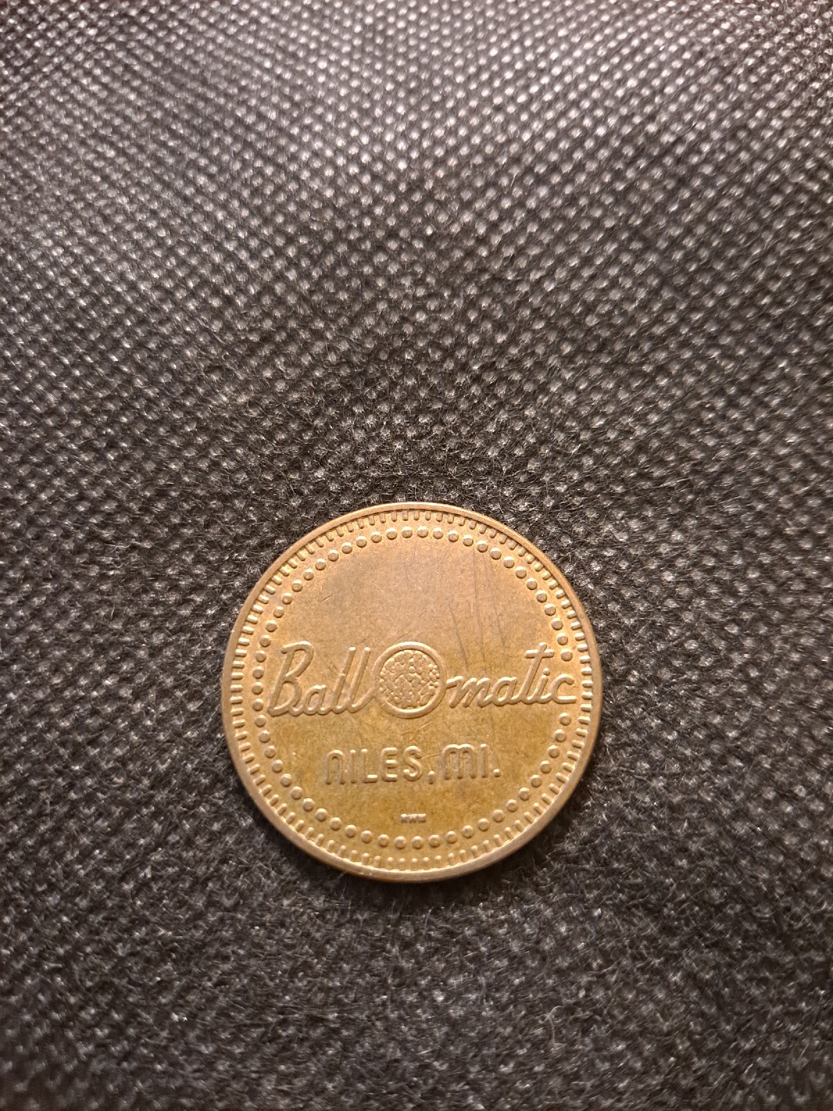 BALL-O-MATIC NILES MI TOKEN! e8232UXX | eBay