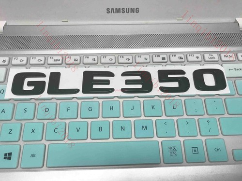 Flat 2018 Gloss Black Letters Trunk Embl Badge Sticker for Mercedes ...