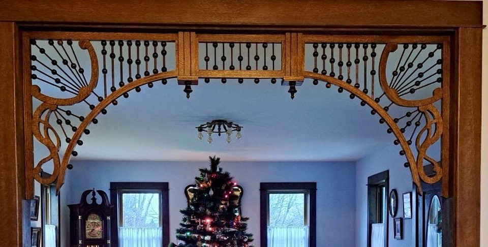 Victorian Fretwork Nouveau Gingerbread Spandrel For Old Home ...