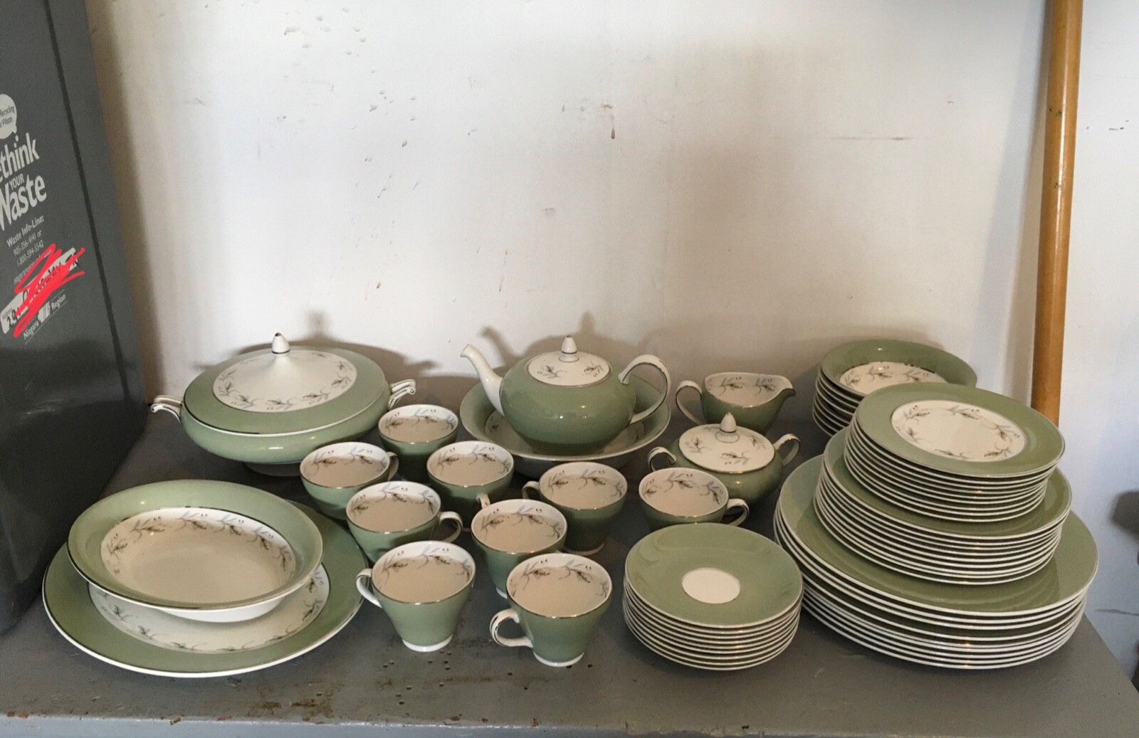 Simpsons Pottery LTD England Sedgemoor Bone China Complete setting for ...