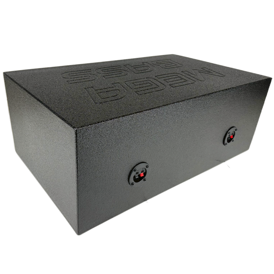 Mega Super Bass Series Enclosure Subwoofer Box Ported 2x10" SQUARE ...