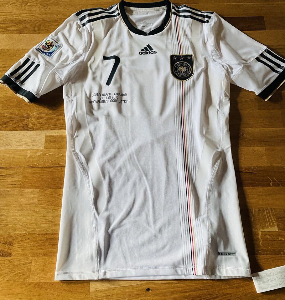 Authentic Adidas TECHFIT Germany SCHWEINSTEIGER Home Jersey DFB 2010 Size L NEW | eBay