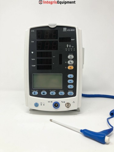 Mindary VS800 Patient Monitor with Mindray spo2, NIBP, Temp, Printer | eBay