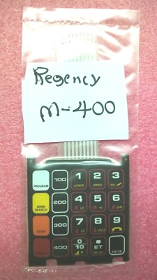 REGENCY M-400 SCANNER REPLACEMENT KEYPAD NOS | eBay