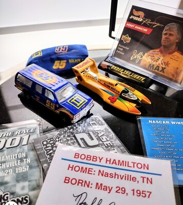 RARE 1:16-24 Bobby Hamilton #4 & 55 - 6 cards- DieCast NASCAR Stock Car ...