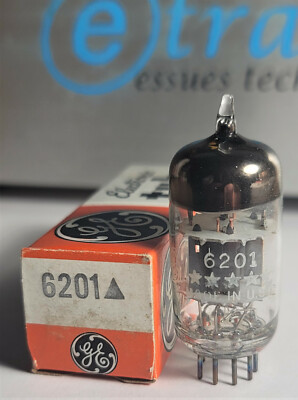 6201 GENERAL ELECTRIC GE 12AT7 5 STAR VINTAGE TUBE NOS NIB *eTRACER* | eBay