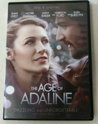 Age of Adaline DVD Blake Lively Harrison Ford Ellen Burstyn Kathy Baker ...