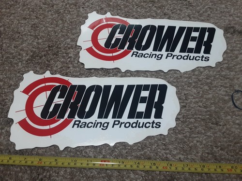 Lot of 2 Huge Crower Cams Racing Decals Stickers PDRA NHRA NASCAR ...