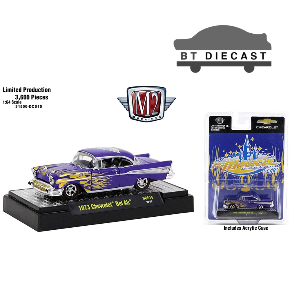 M2 MAGICAL WEEKEND of CARS 1957 CHEVROLET BEL AIR 1/64 M2 MAGICAL WEEKEND of CARS 1957 CHEVROLET BEL AIR 1/64