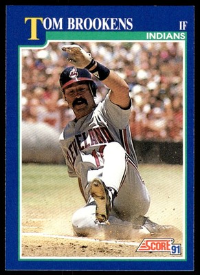 1991 Score Tom Brookens Cleveland Indians #106 | eBay