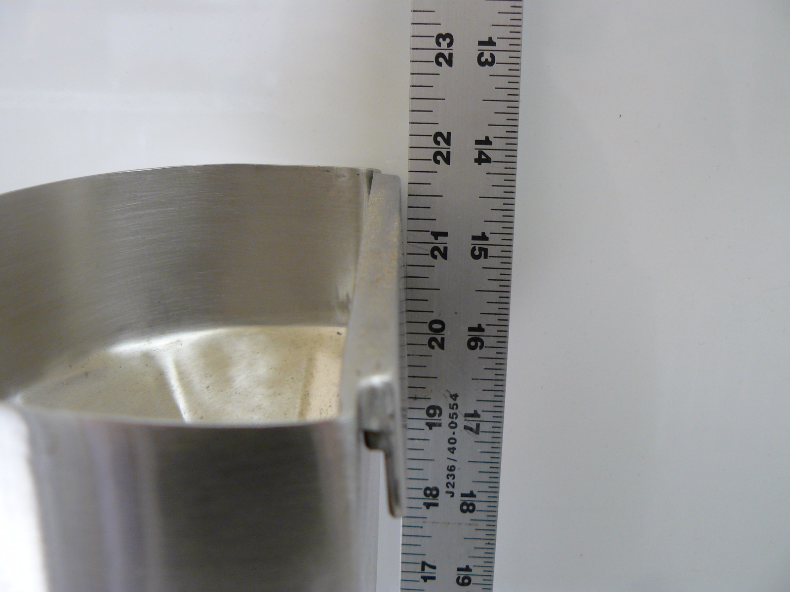 SANITARY 316 STAINLESS STEEL FILLER NECK 90 DEGREE 2 INCH FLANGE 23"L X ...