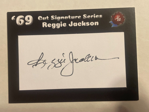 2019 Historic Autographs 1969 - Cut Signatures Reggie Jackson (AU) for ...
