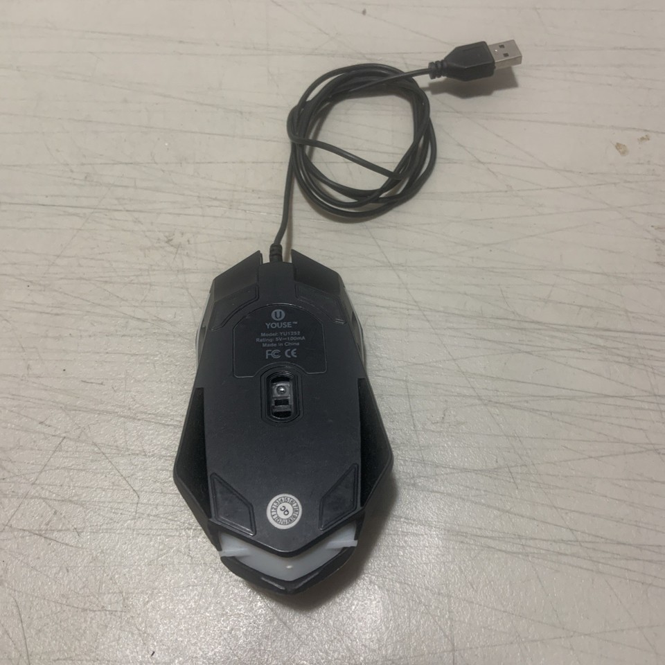 Yuse Light Up Gaming Mouse Model #YU1538 | eBay
