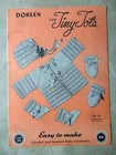 Doreen Tiny Tots Knit & Crochet Pattern Vol 95 SC 1947 Layette Sets More | eBay