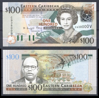 East Caribbean 2003 • P# 46v • 100 dollars • St Vincent • NEUF UNC (N ...