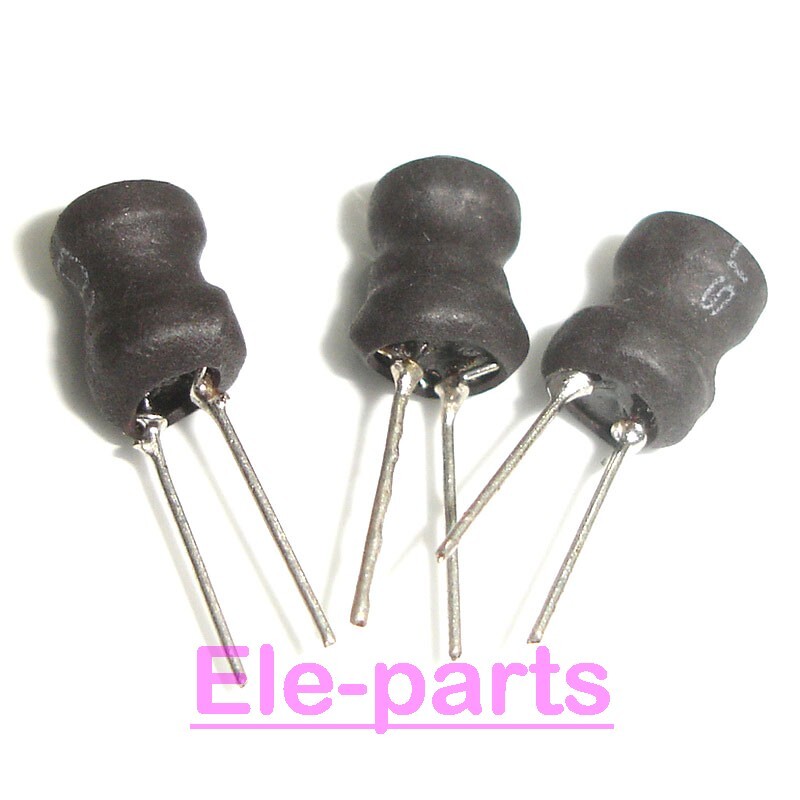 20 LH0608-100M 10uH 6x8 MM Radial Leaded Power inductor Magnetic Core ...