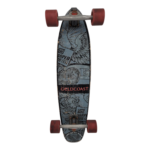 GoldCoast Concrete Wave Vans Warped Tour Edition Longboard Skateboard ...