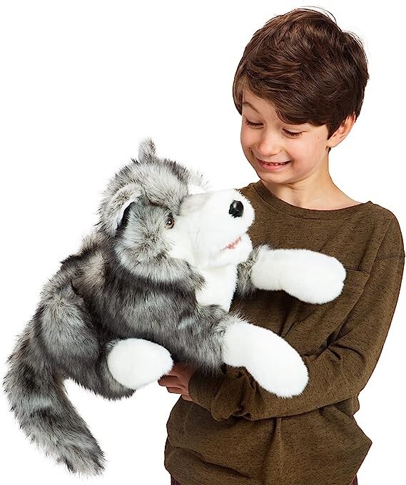 Folkmanis Timber Wolf Hand Puppet | eBay
