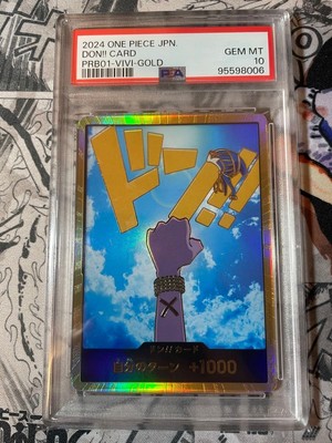 PSA10 One Piece Game Don!!Card Vivi The Best Gold Frame Super Parallel ...