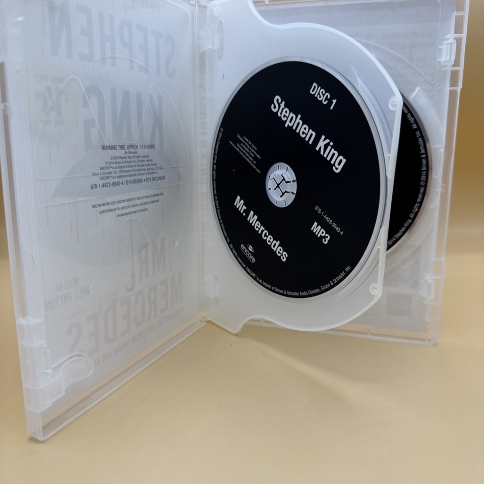 Mr. Mercedes: a Novel Audiobook on CD by Stephen King - 2 Discs | eBay