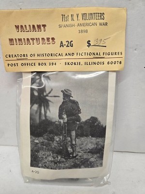 Vtg New In Pack Valiant Metal Model Kit #A-2G NY Volunteers Spanish ...