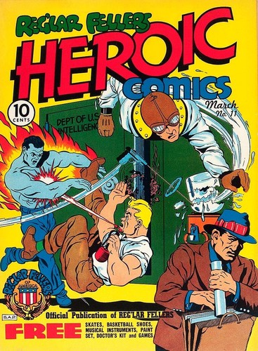 Heroic Comics #11 COVERLESS & INC (Hydroman, Man O' Metal, Purple ...