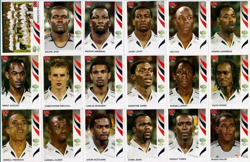 Trinidad And Tobago Complete Team - Panini FIFA World Cup Germany 2006 ...