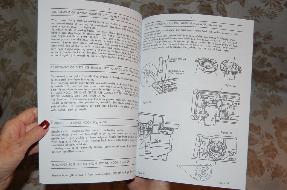 Singer Sewing Machine 211G Service Manual & Applicable: 111G 111W 211U ...